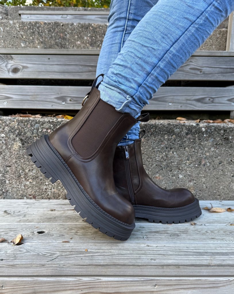 Mindy - Boots- Brun - Nyhet – Lowinas